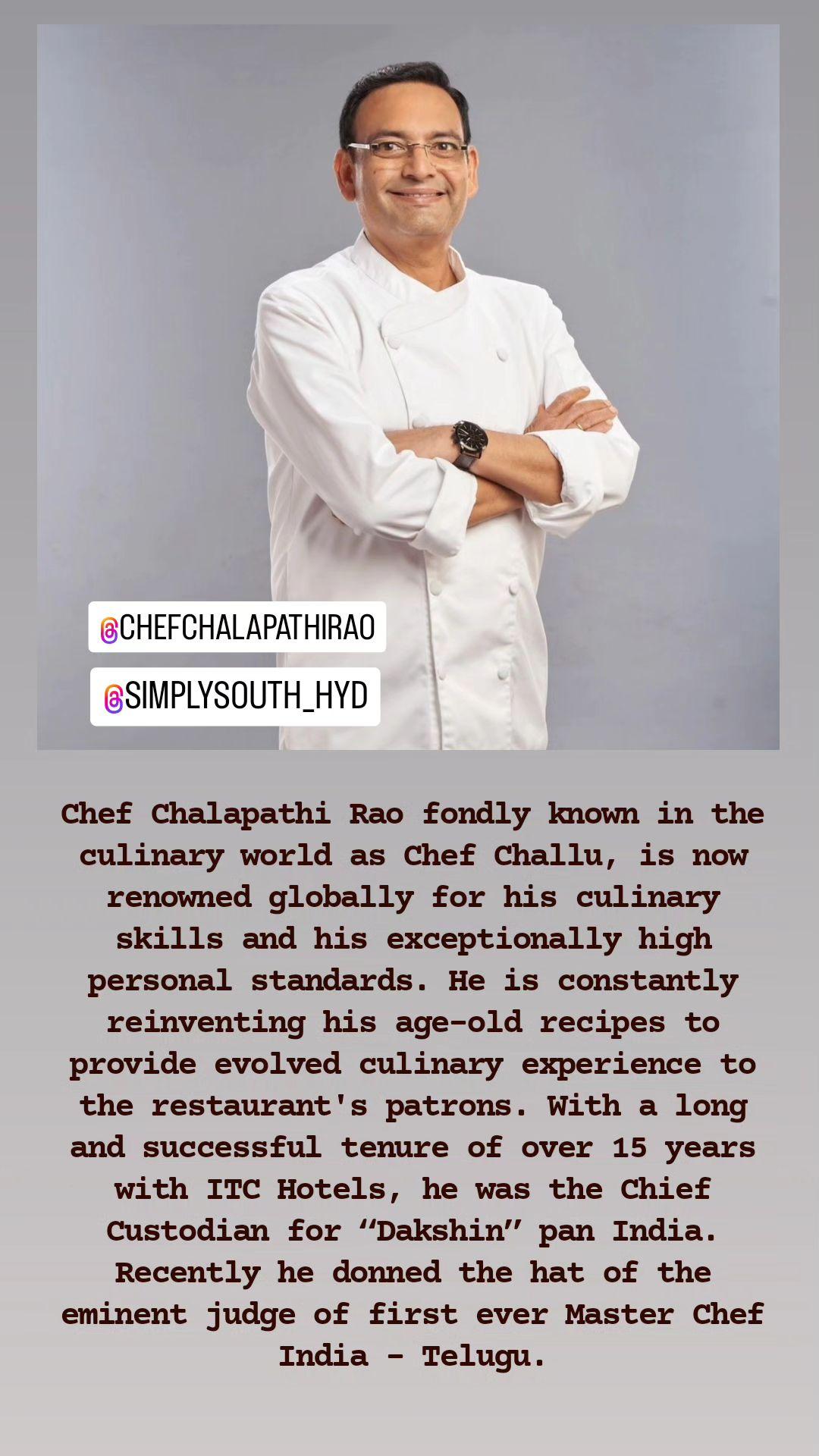 Chef Chalapathi Rao: Inspiring Desi of the Day - Zee Apna