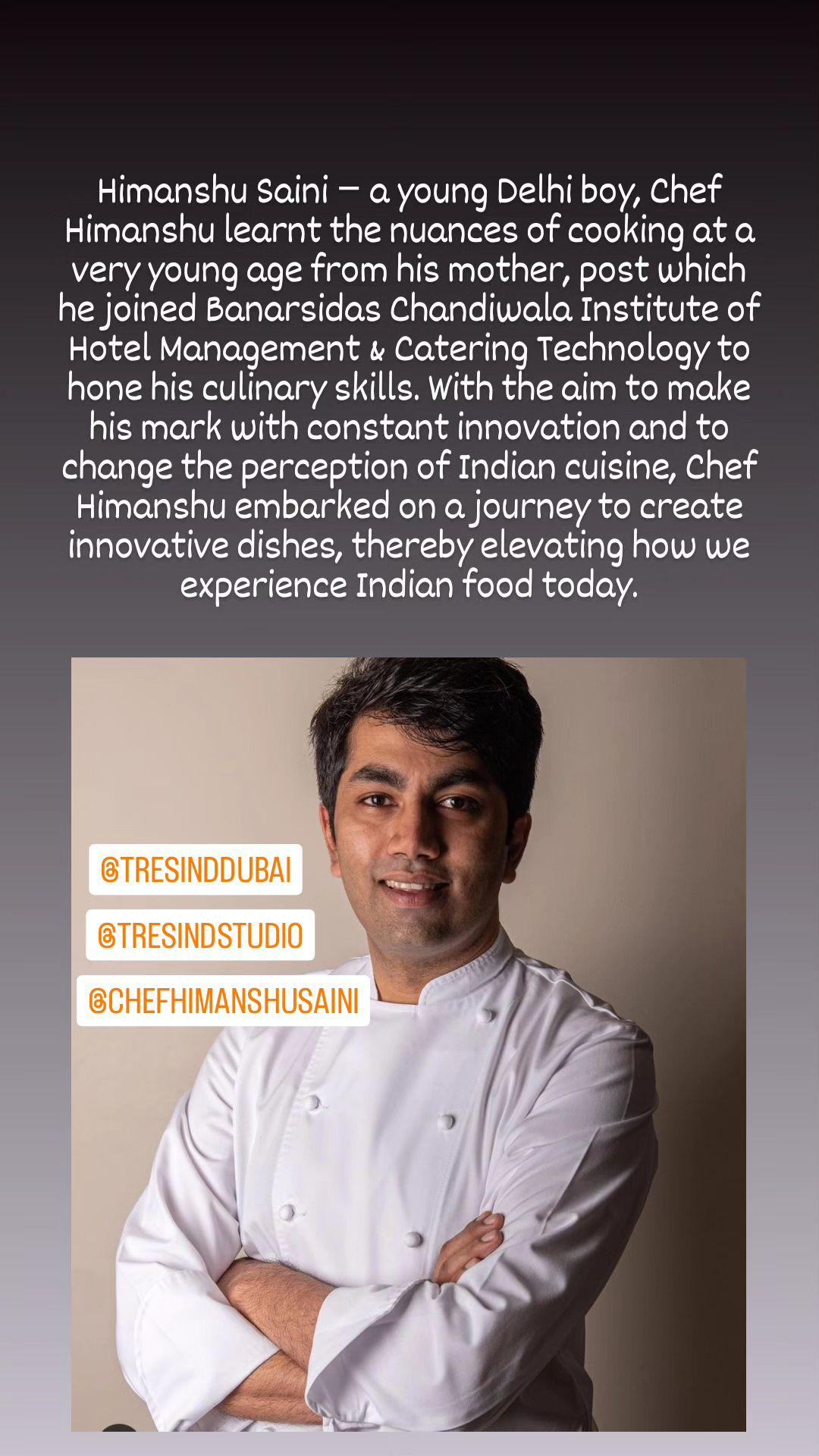 Chef Himanshu Saini Inspiring Desi Of The Day Zee Apna