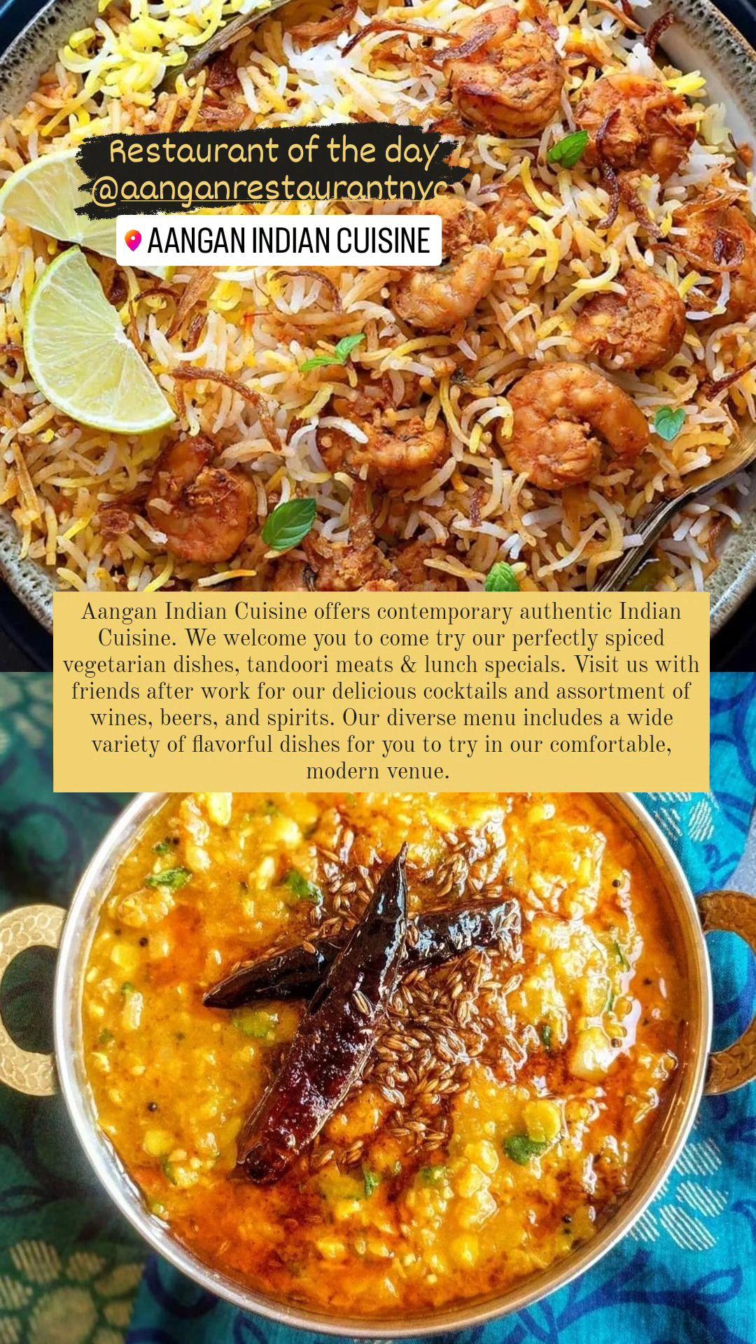 Aangan Indian Cuisine, NYC: Restaurant of the Day - Zee Apna