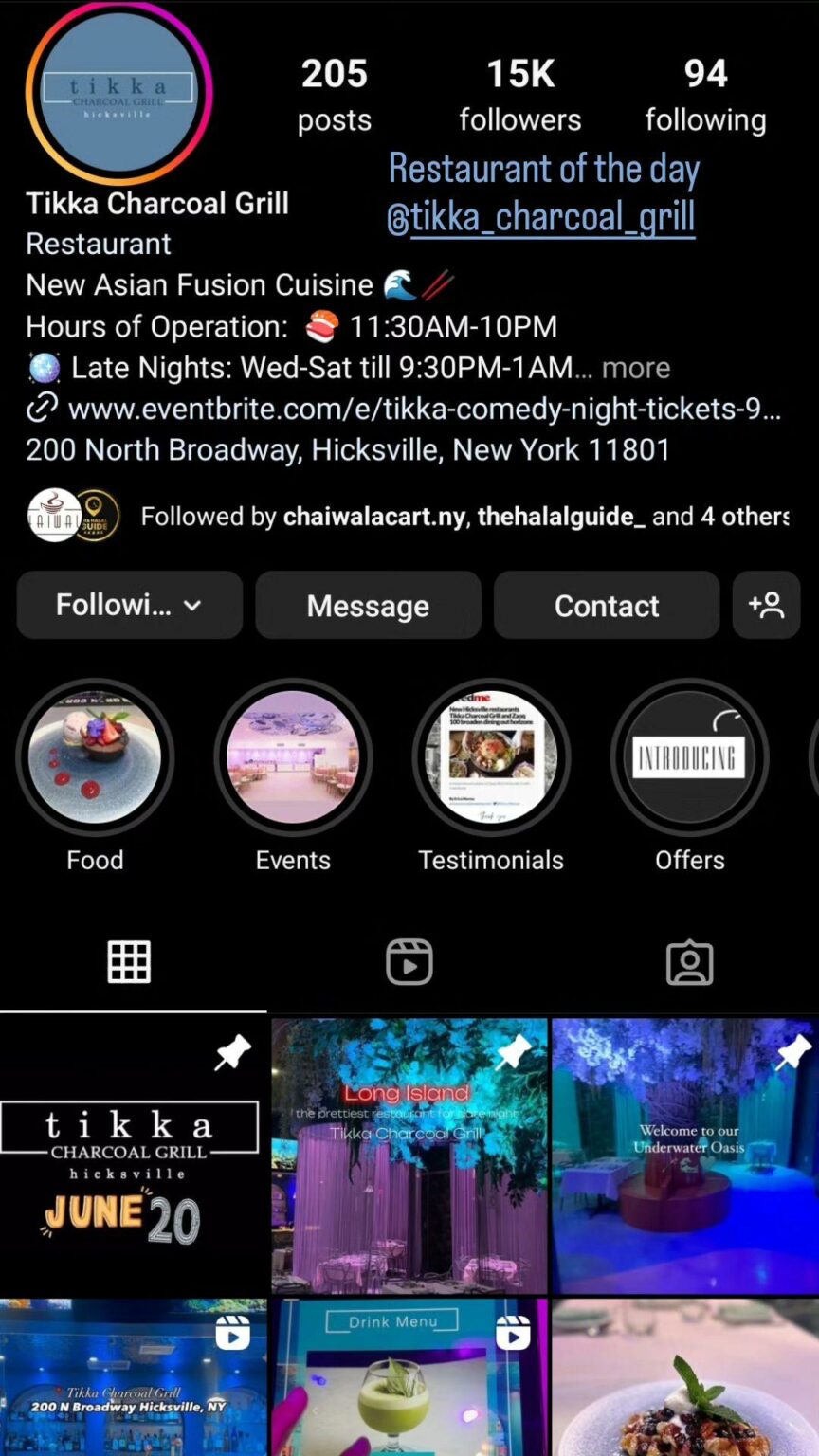 Tikka Charcoal Grill, Hicksville: Restaurant of the Day - Zee Apna